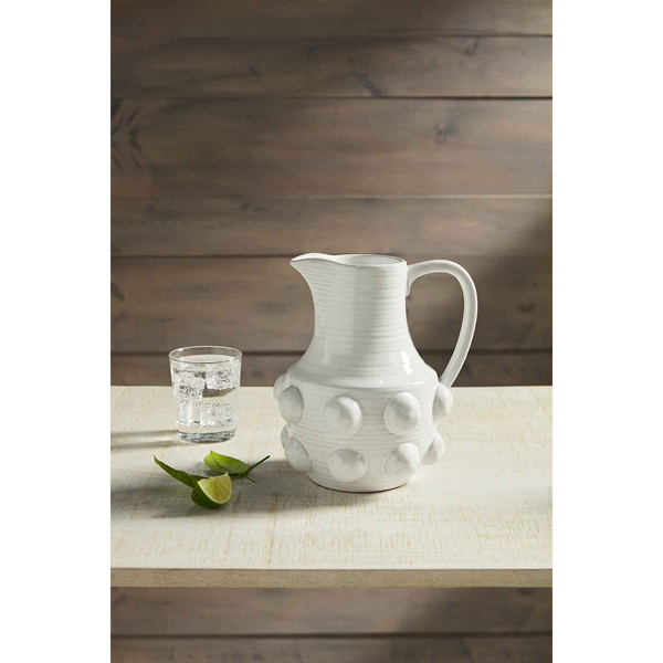 BEADED TERRACOTTA PITCHER – The Yellow Acres